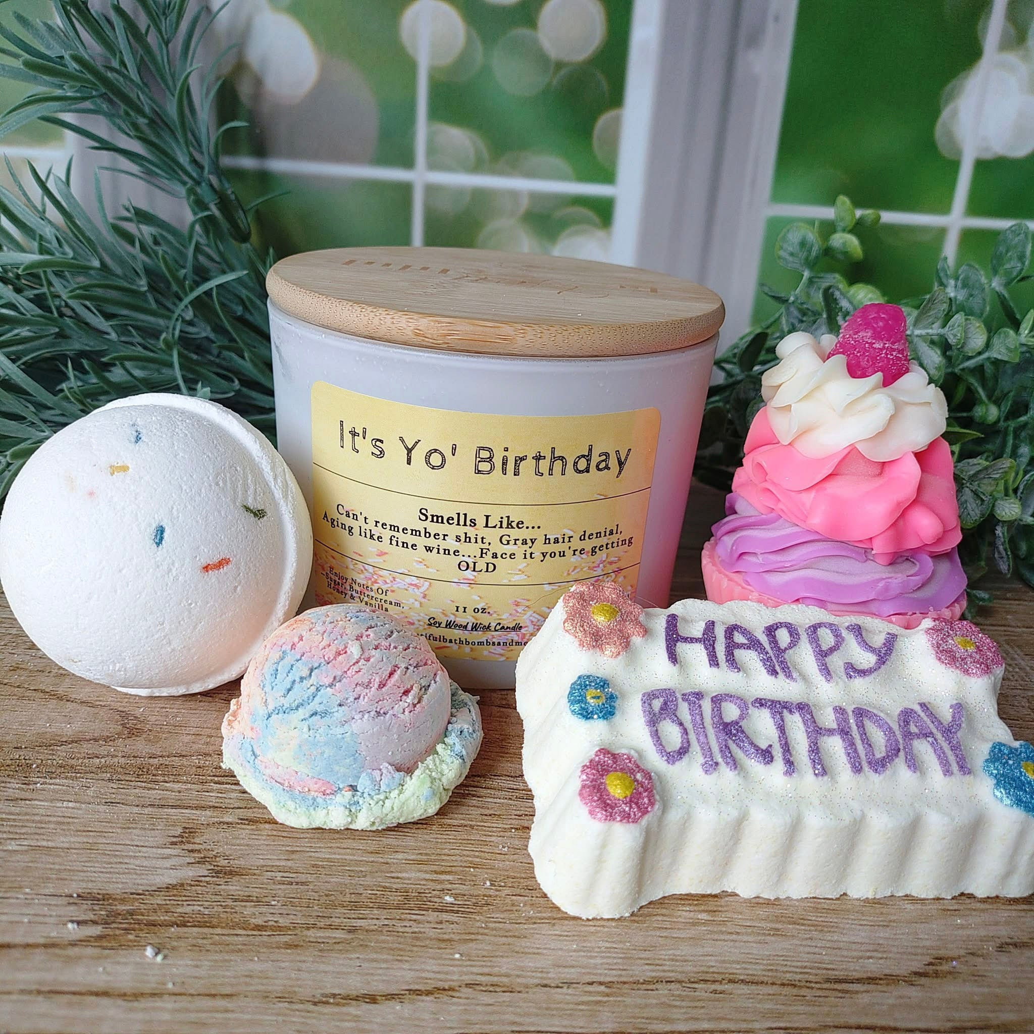 Birthday Cake Bath Bomb - Birthday Gift - Gifts – Calhoun Farm
