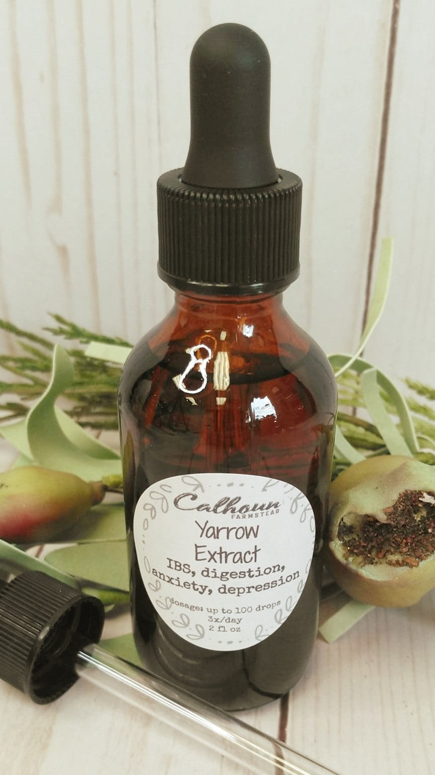 Yarrow Extract - Immune Support - Skin Wellness - Circulation - IBS ...