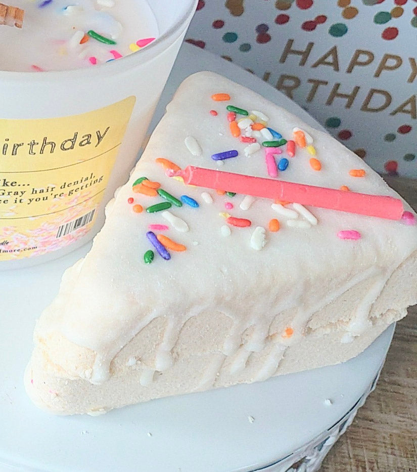 Cake Slice Bath Bomb - Birthday Gifts - Birthday – Calhoun Farm