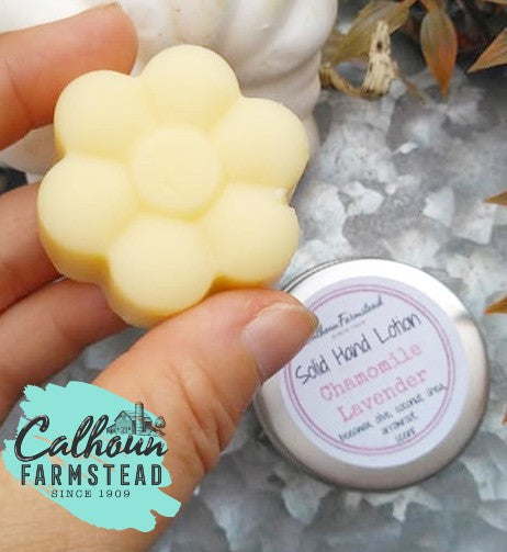 Solid Hand Lotion - Beeswax Lotion - Pocket Sized - Dry Chapped Skin ...