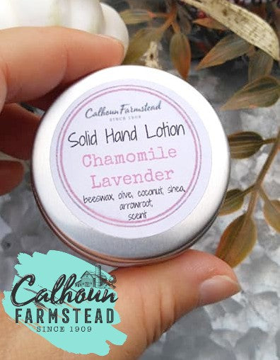 Solid Hand Lotion - Beeswax Lotion - Pocket Sized - Dry Chapped Skin ...
