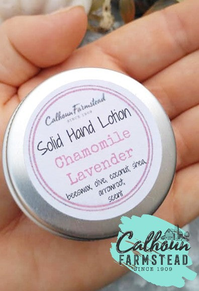 Solid Hand Lotion - Beeswax Lotion - Pocket Sized - Dry Chapped Skin ...